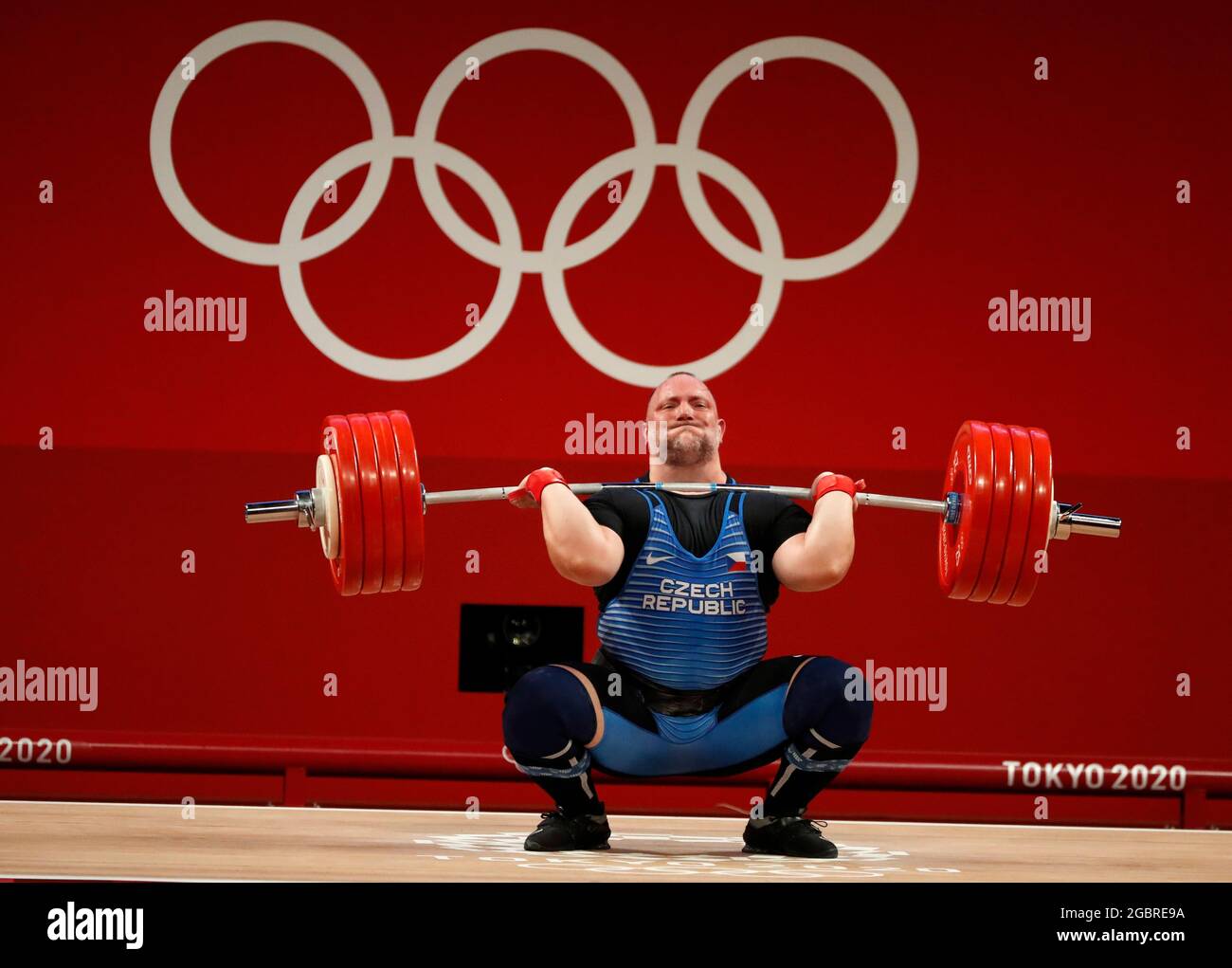 Tokyo-Japan August 4, 2021, Tokyo Olympic Games2020, weightlifting in ...