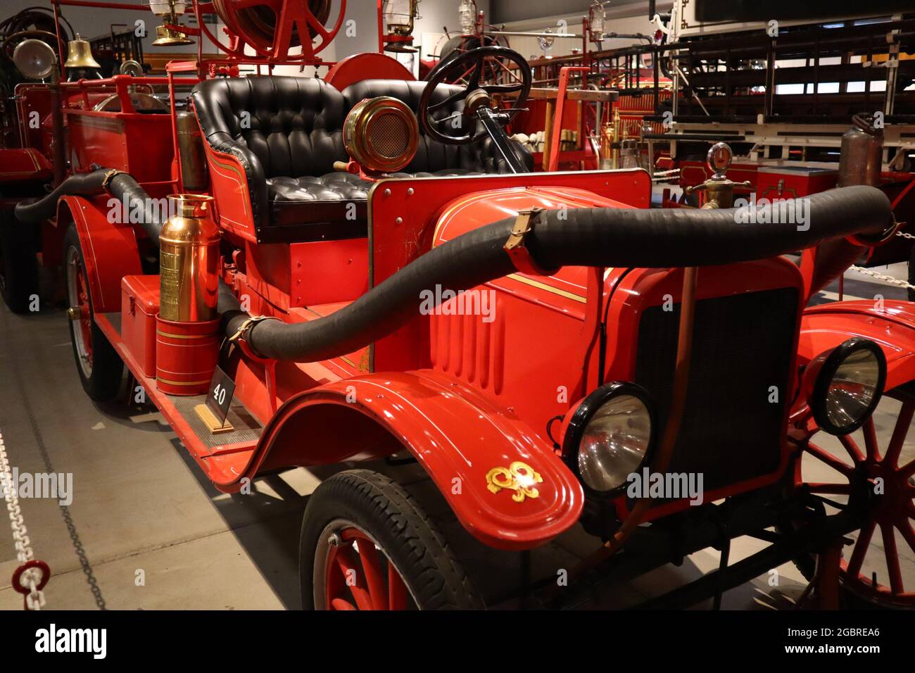 Vintage firetruck hi-res stock photography and images - Alamy