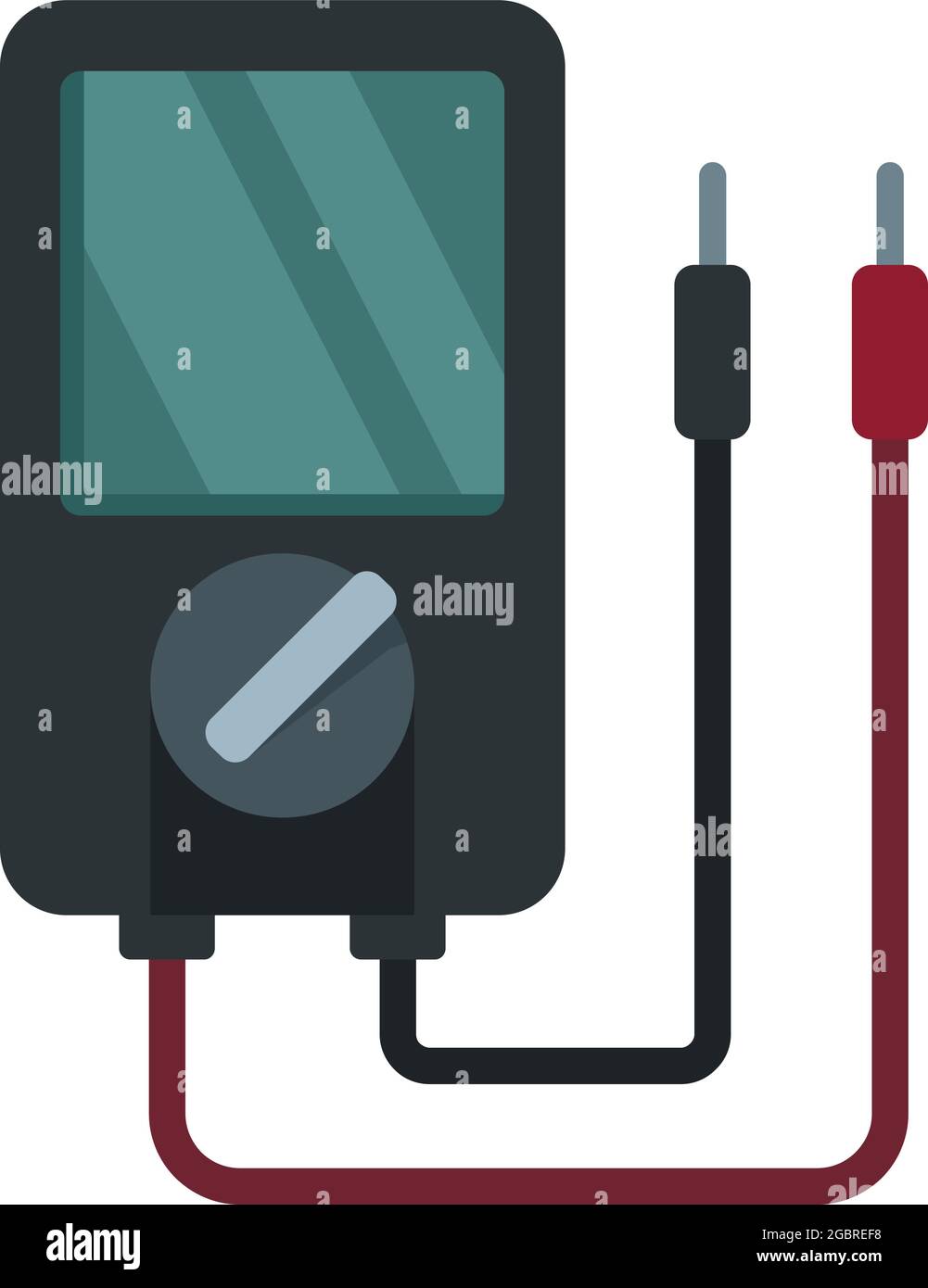 Multimeter icon. Flat illustration of multimeter vector icon isolated ...