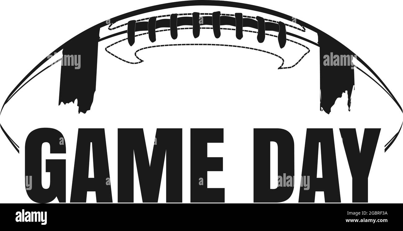 Game Day Football Sports Vector Illustration t-shirt design Stock ...