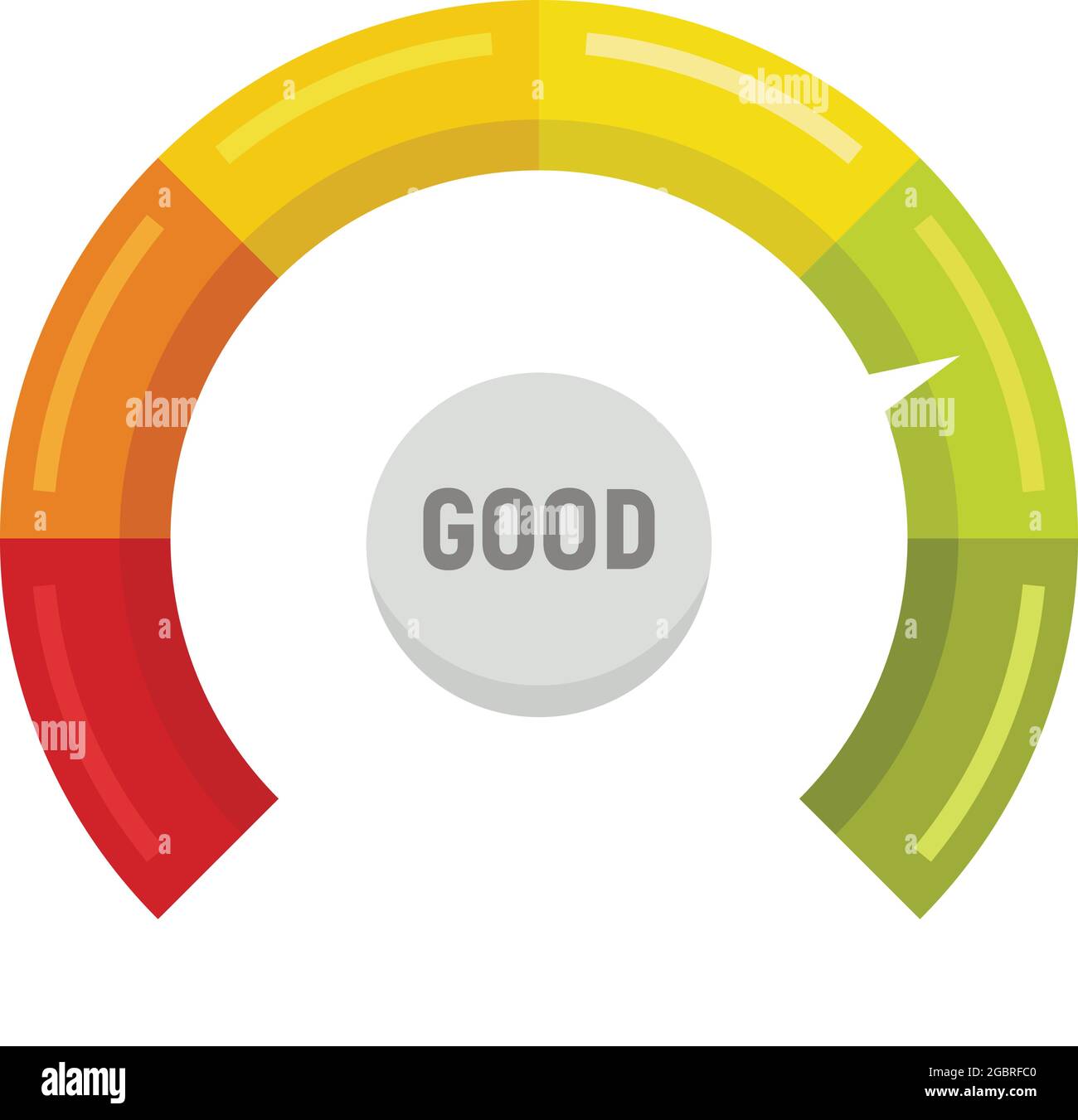 Good level scale icon. Flat illustration of good level scale vector ...