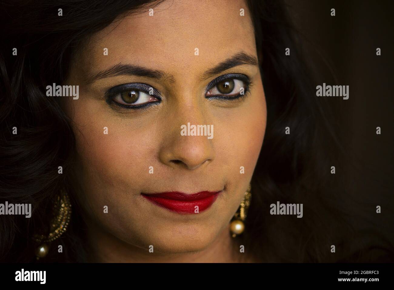 Closeup of Indian young girl Stock Photo - Alamy