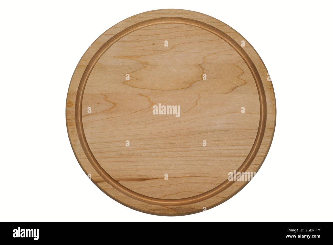 Wooden Cutting Board plate isolated on white background Stock Photo - Alamy