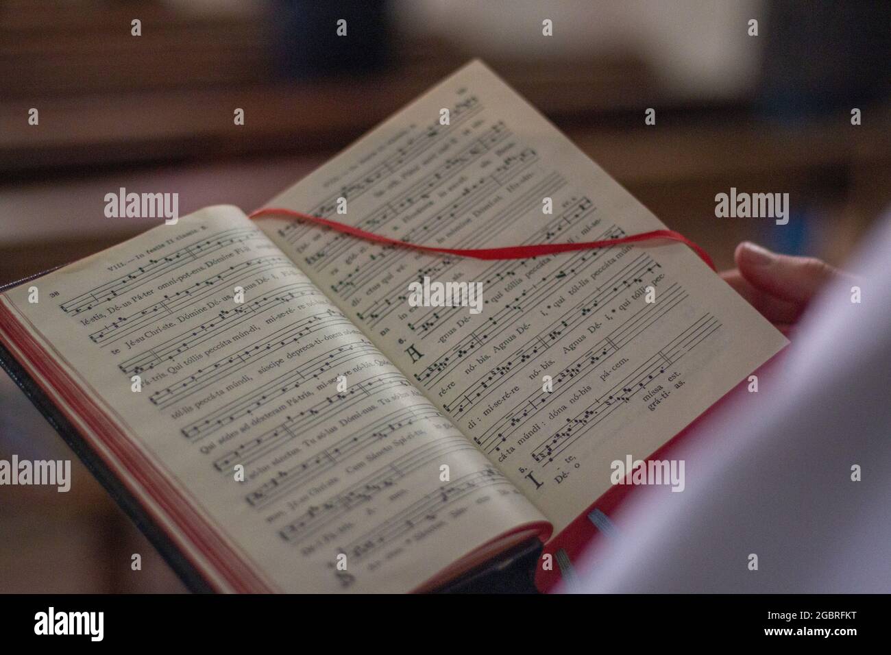Bible reading in catholic church hi-res stock photography and images ...