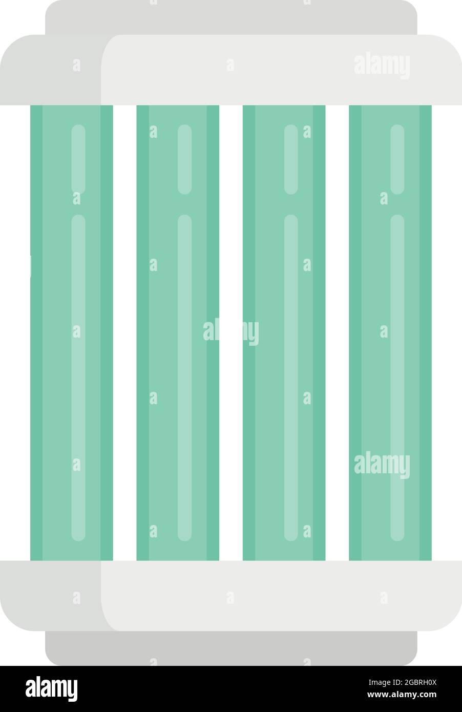 Nuclear capsule icon. Flat illustration of nuclear capsule vector icon ...