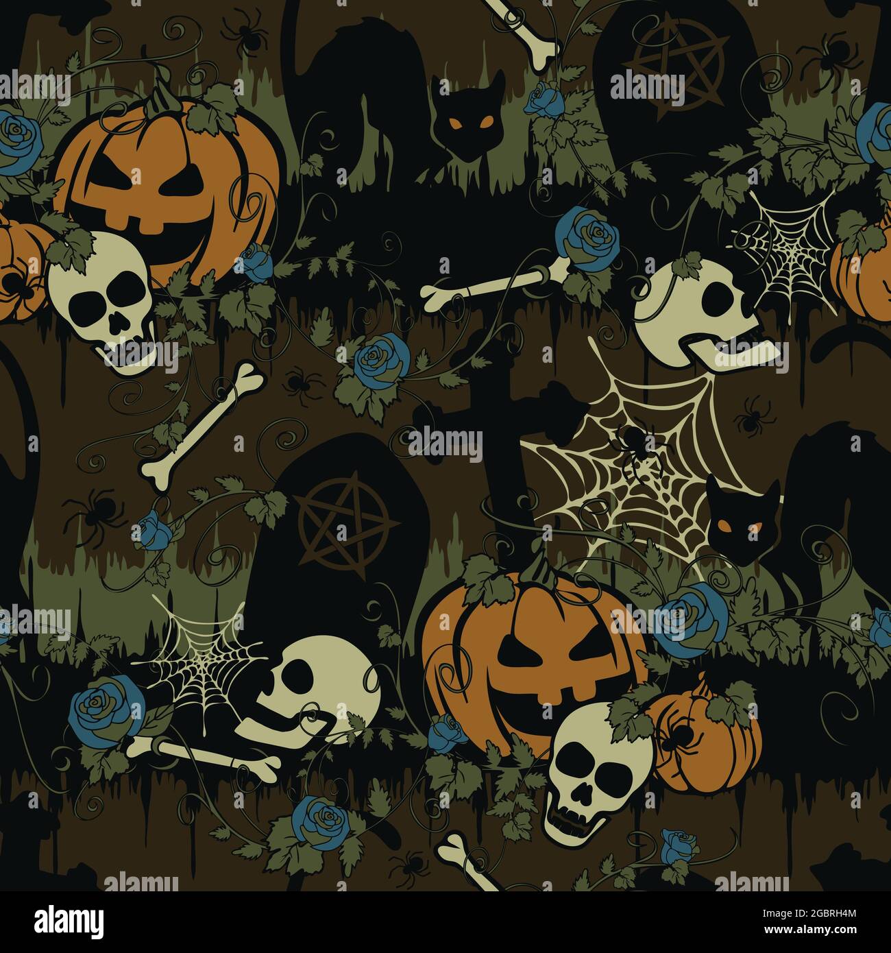 Gothic Cemetery Background