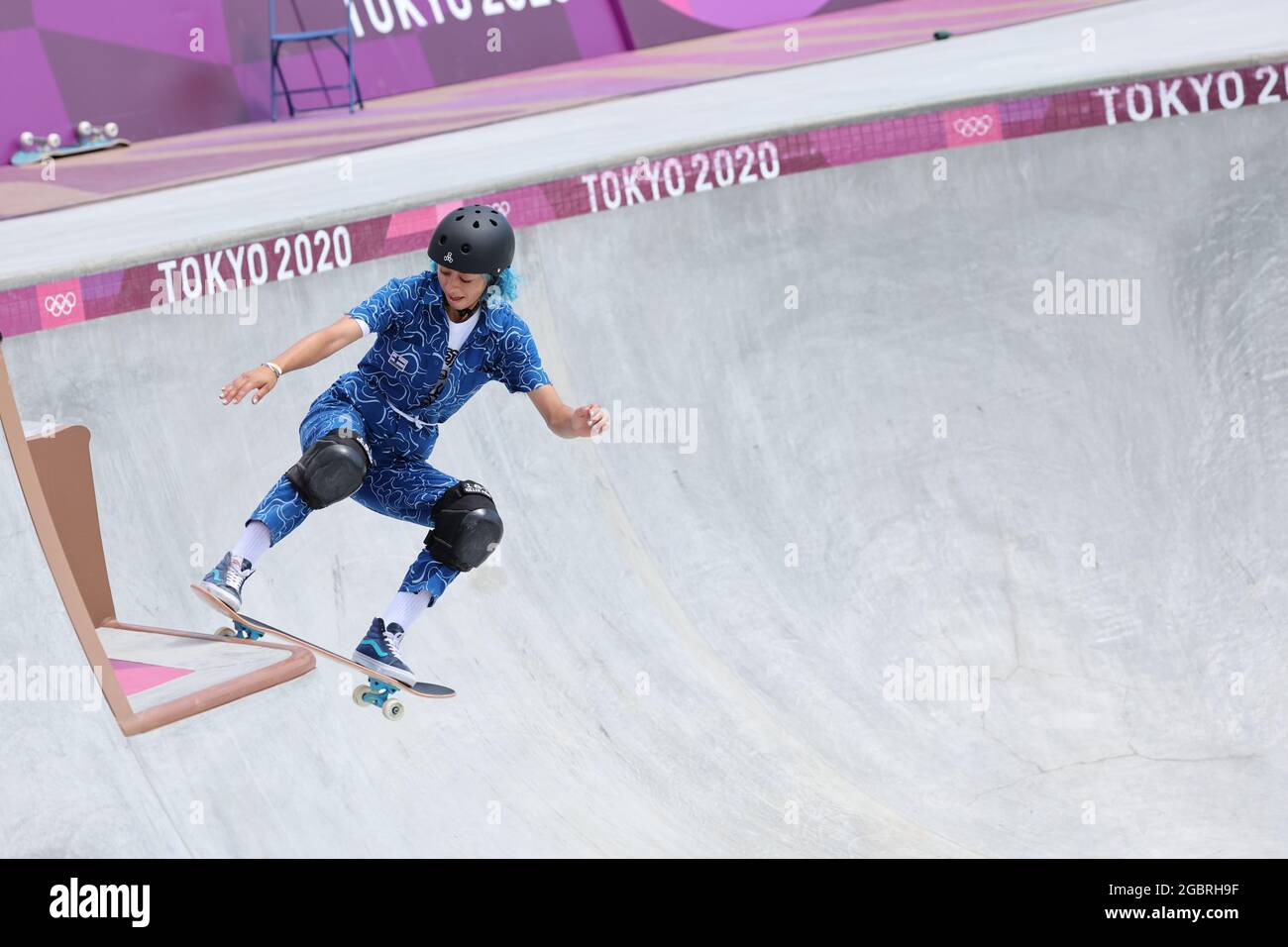 Tokyo Japan 4th Aug 2021 Armanto Lizzie Fin Skateboarding Women