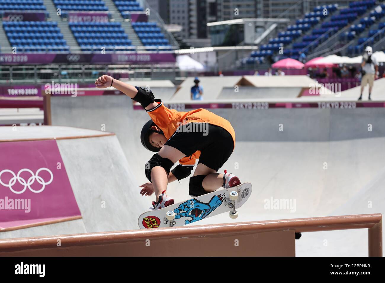 Tokyo, Japan. 4th Aug, 2021. OKAMOTO Misugu (JPN) Skateboarding : Women ...