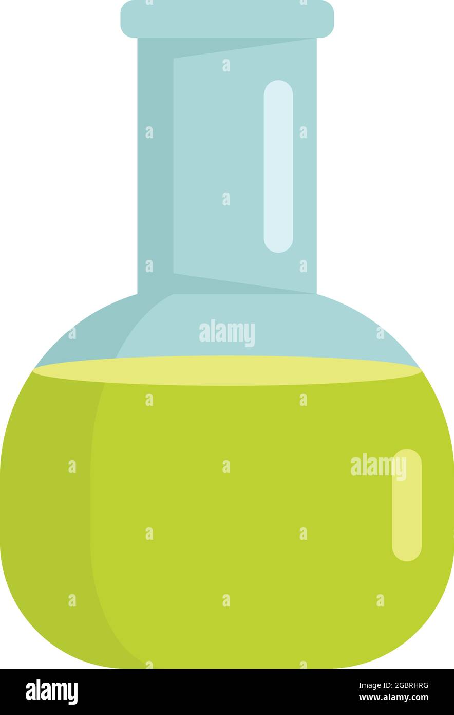 Radiation flask icon. Flat illustration of radiation flask vector icon ...