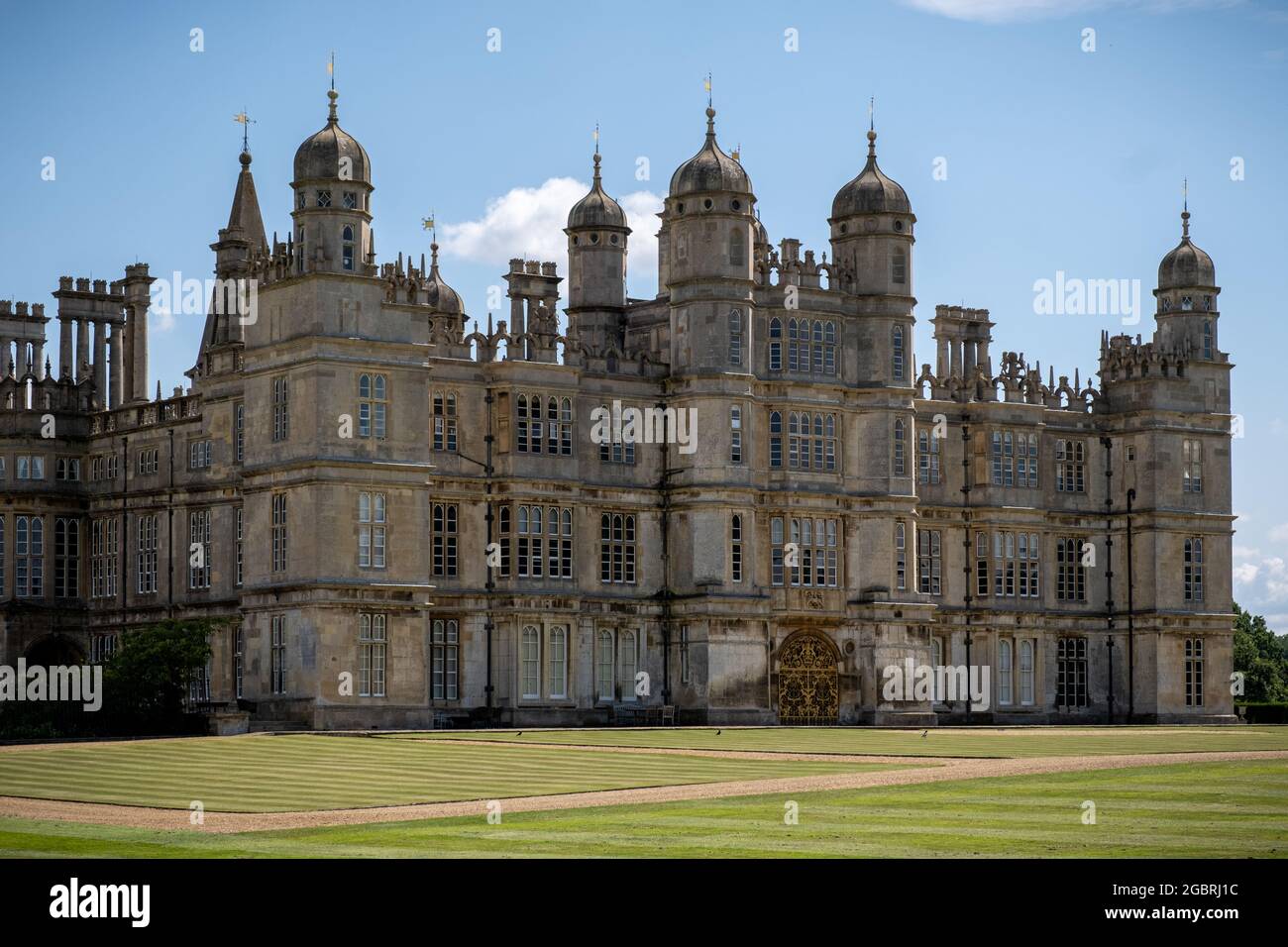 Burghley House, Elizabethan Prodigy House in Lincolnshire, England, UK ...