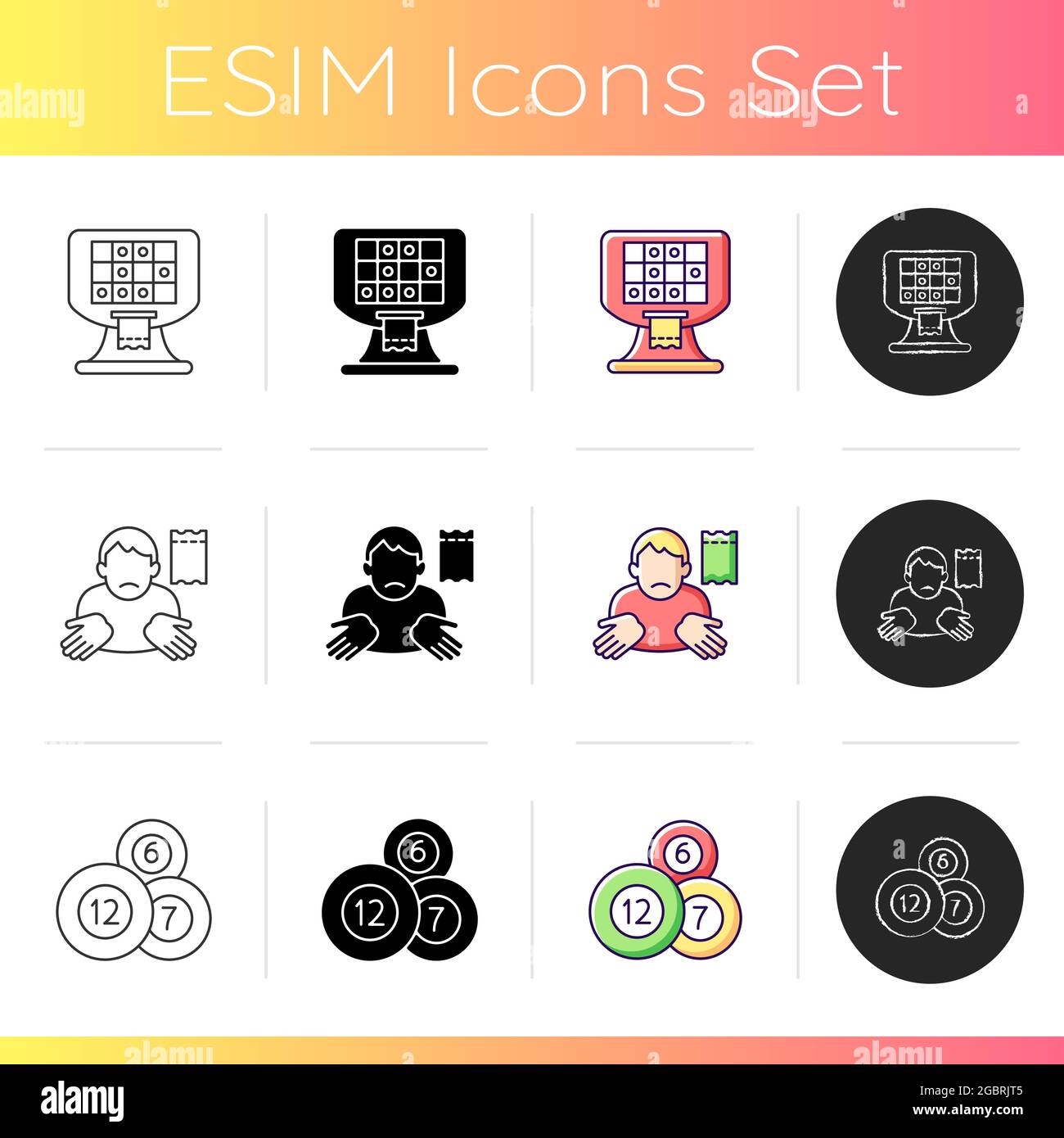 Lotto ticket terminal hi-res stock photography and images - Alamy