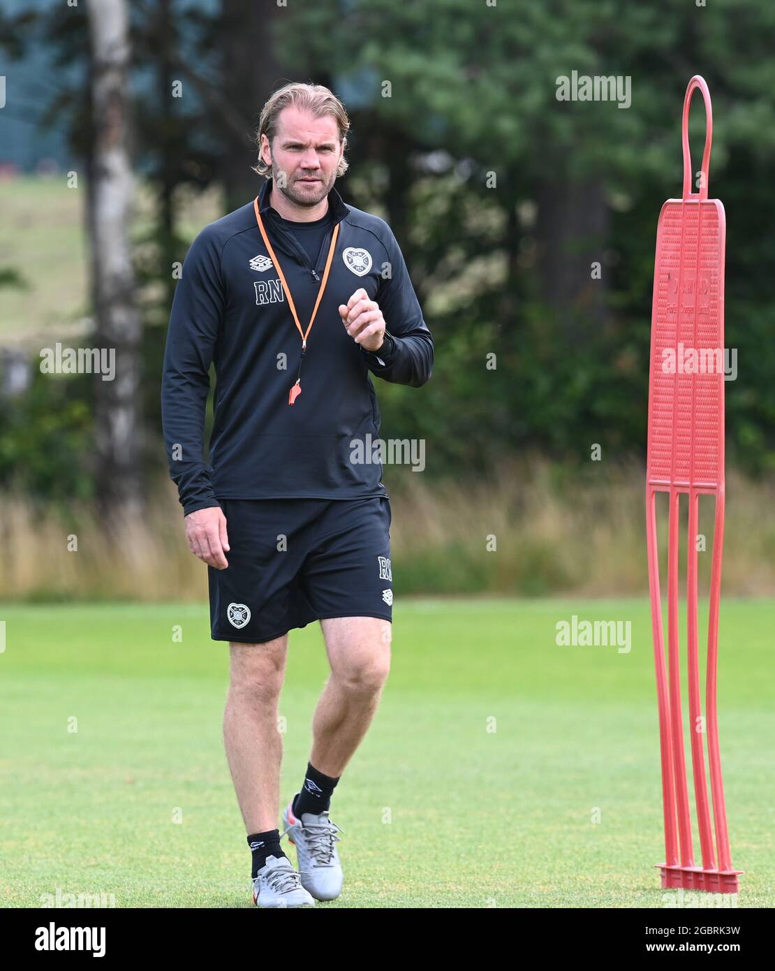 Oriam Sports Centre Edinburgh.Scotland UK.5thAug-21 Hearts Manager ...