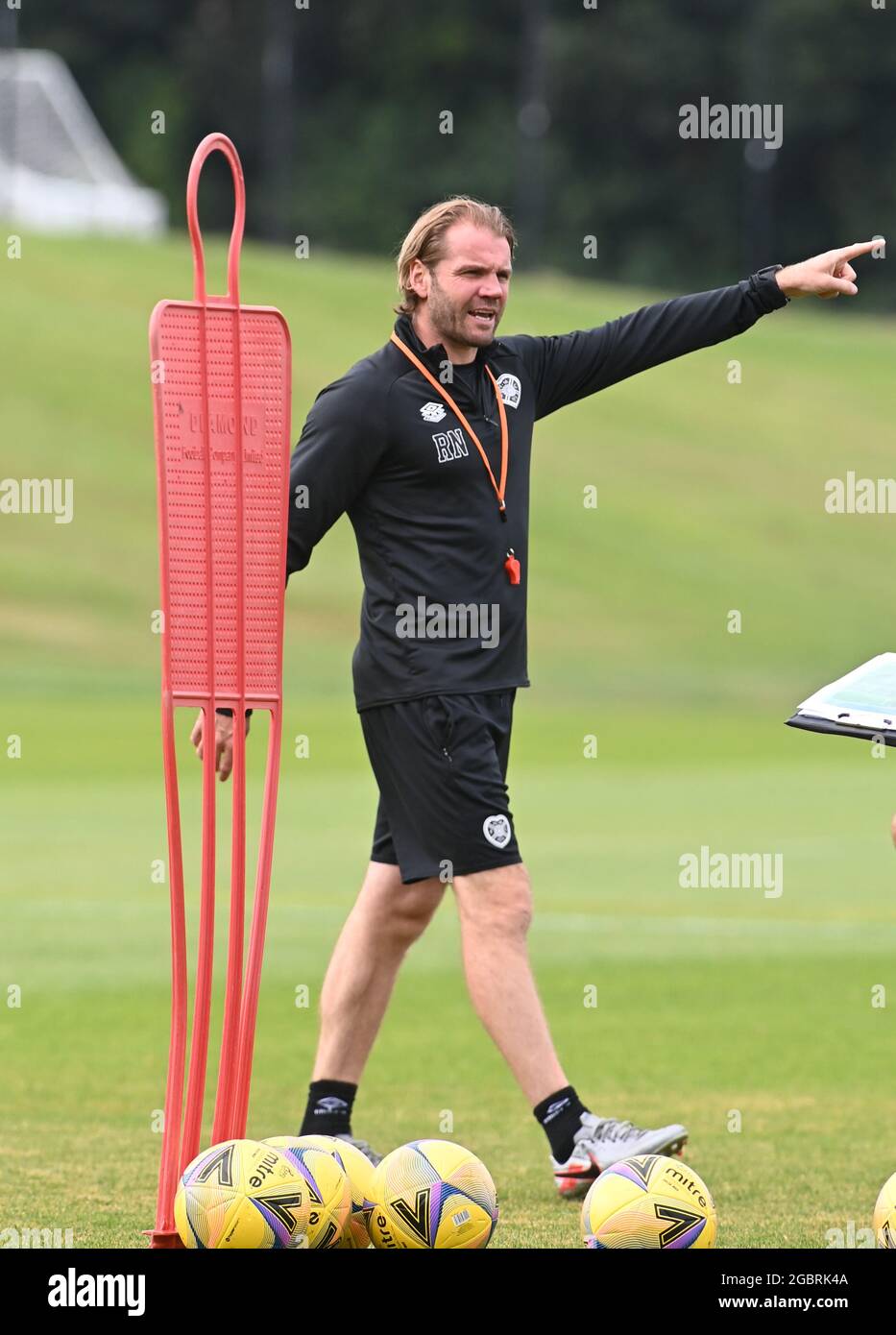 Oriam Sports Centre Edinburgh.Scotland UK.5thAug-21 Hearts Manager ...