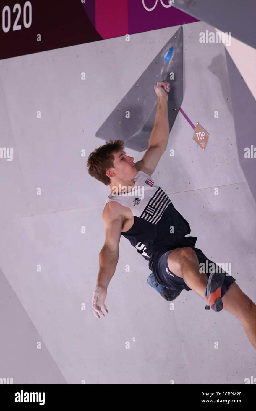 Tokyo, Japan. 5th Aug, 2021. DUFFY Colin (USA) Sport Climbing ...