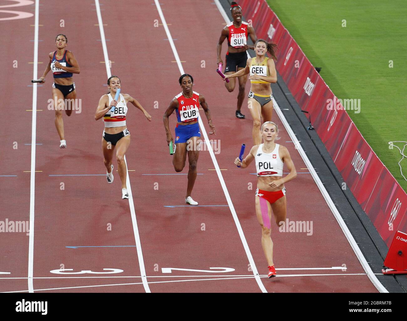 Tokyo, Japan. 05th Aug, 2021. Athletes compete in round 1 of the Women ...