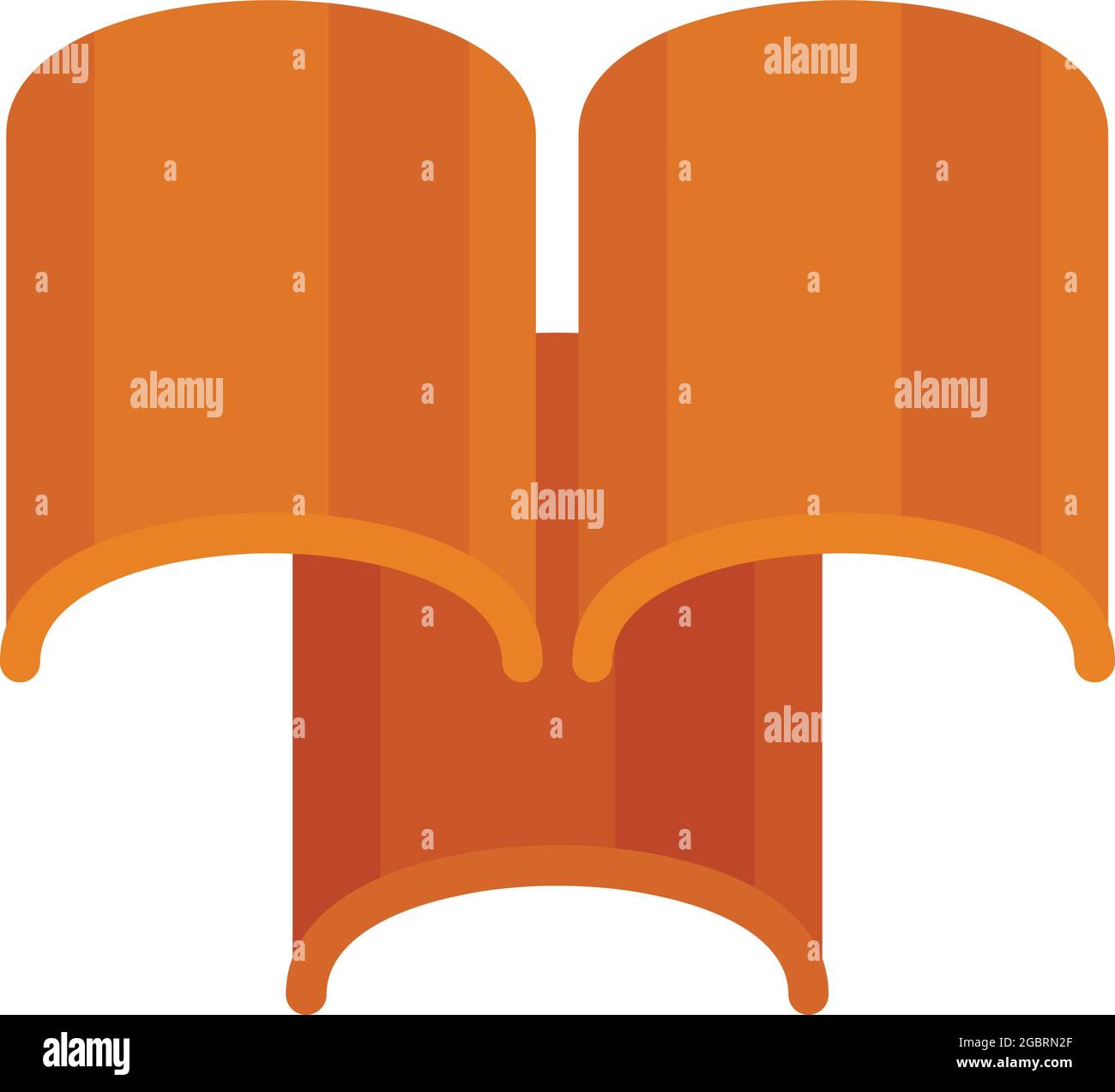 Roof tiles icon. Flat illustration of roof tiles vector icon isolated on white background Stock ...