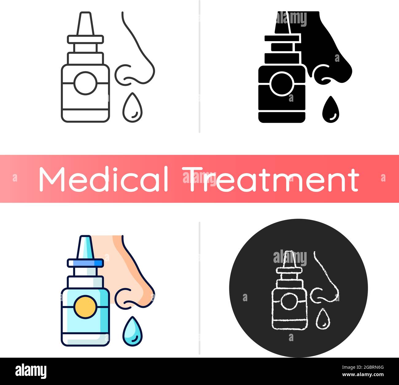 Nasal spray icon Stock Vector Image & Art - Alamy