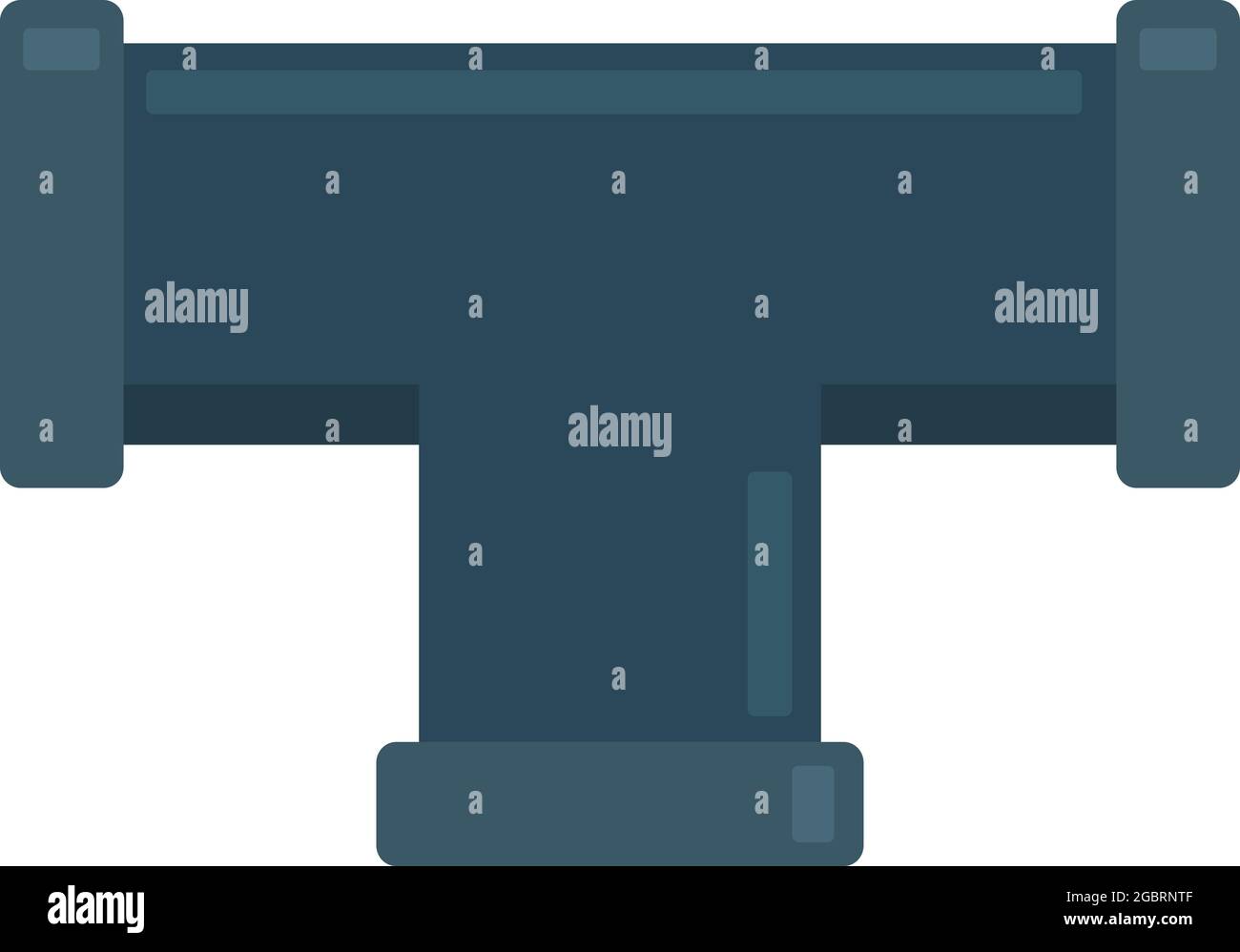 Sewage pipe icon. Flat illustration of sewage pipe vector icon isolated ...