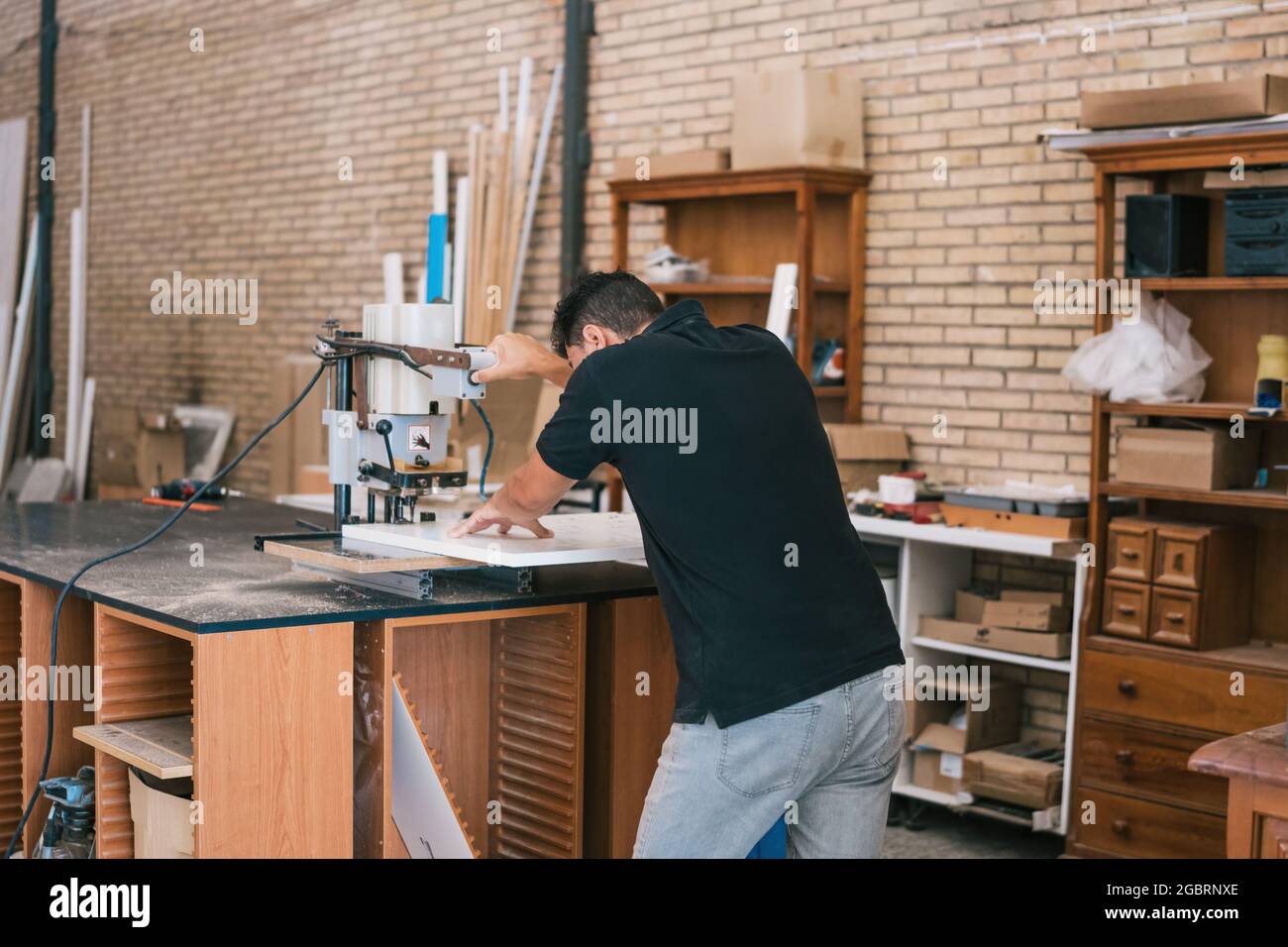 Wood cutter hi-res stock photography and images - Alamy