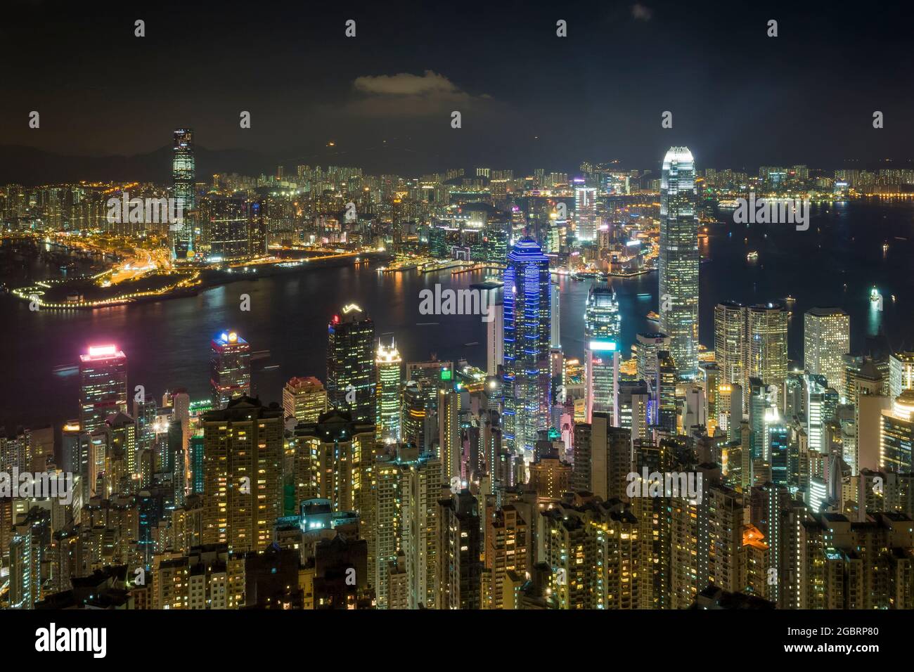 Kowloon business district skyline icc hi-res stock photography and ...