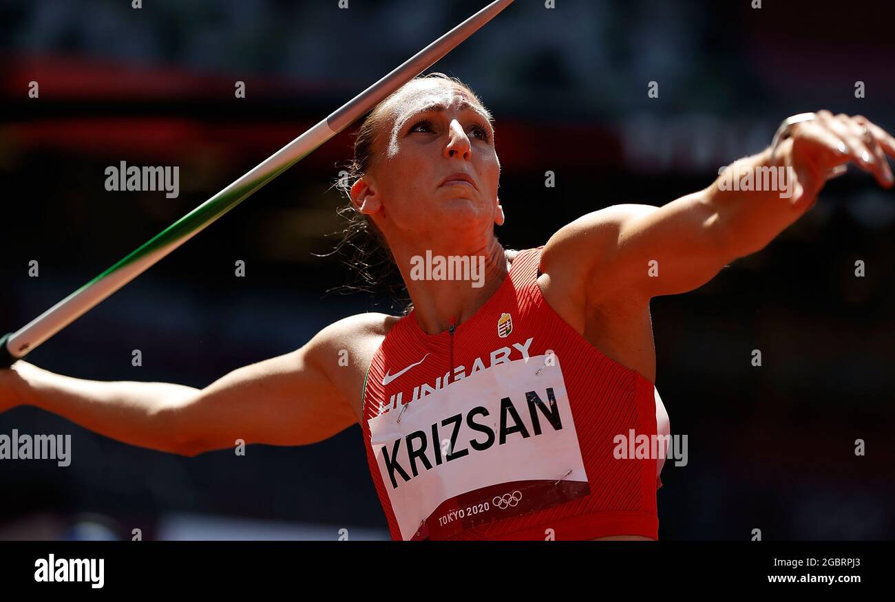 Tokyo, Japan. 5th Aug, 2021. Xenia Krizsan of Hungary competes during ...