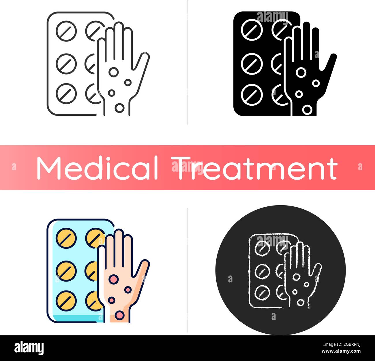 Pills for allergy icon Stock Vector Image & Art - Alamy