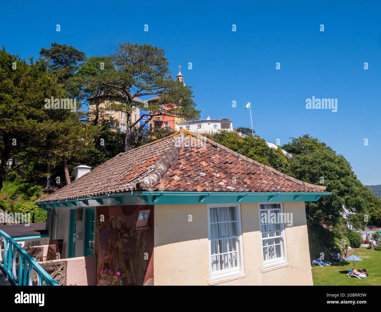 Portmeirion is the italianate village in Wales designed by architect ...