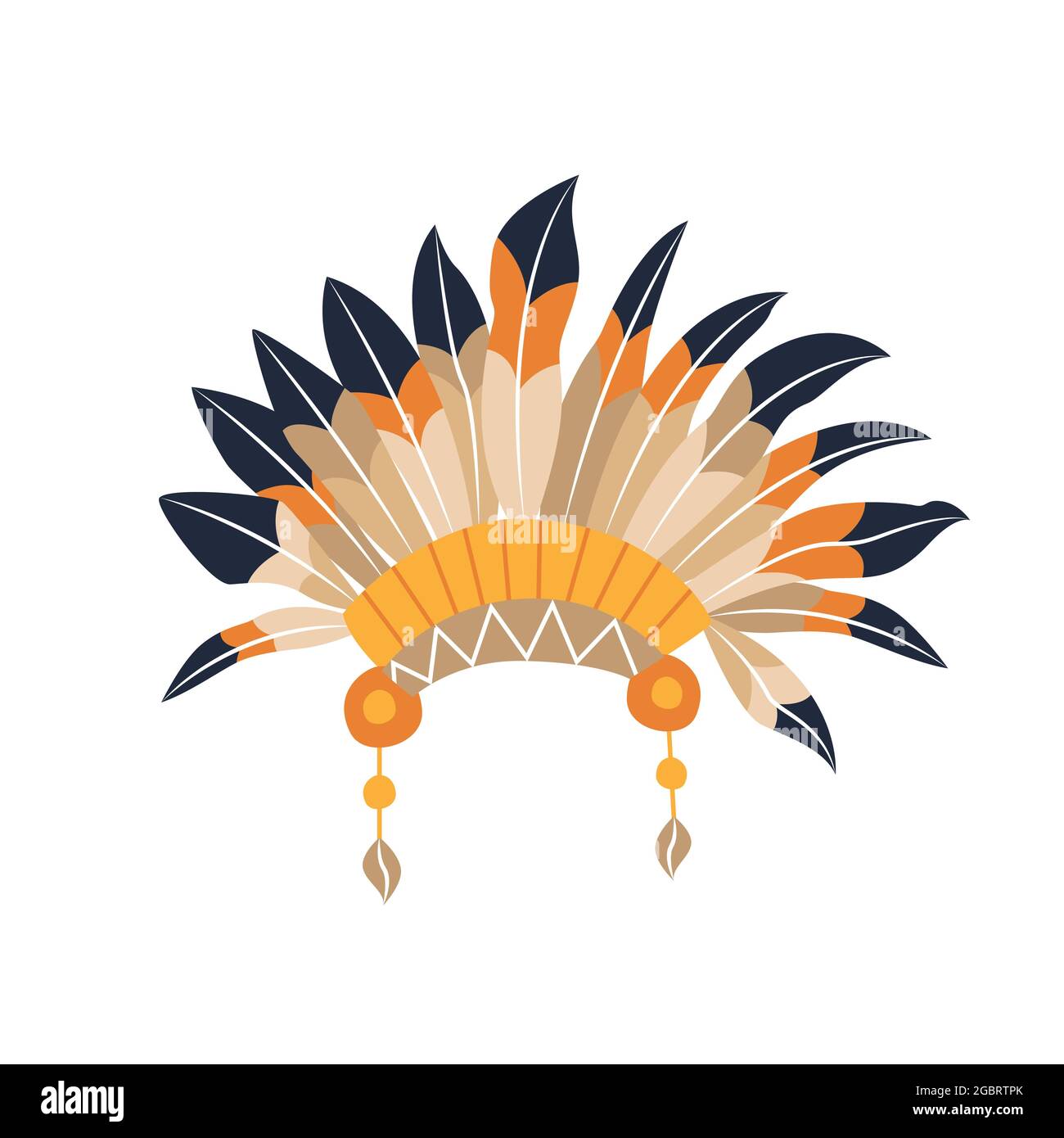 Thanksgiving Indian Headdress Clipart