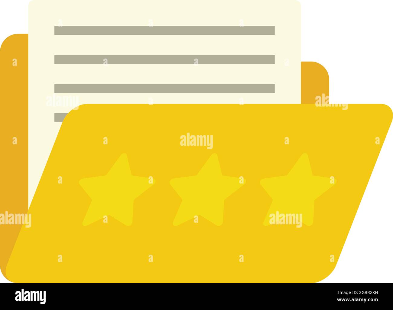 Remarketing star folder icon. Flat illustration of remarketing star ... Remarketing star folder icon. Flat illustration of remarketing star ...