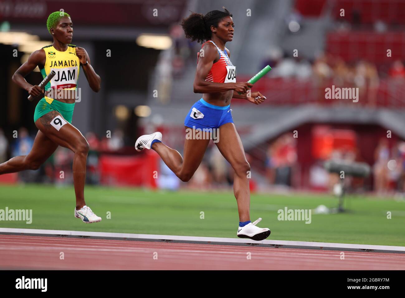 ELLIS Kendall (USA), AUGUST 5, 2021 - Athletics : Women's 4x400m Relay ...