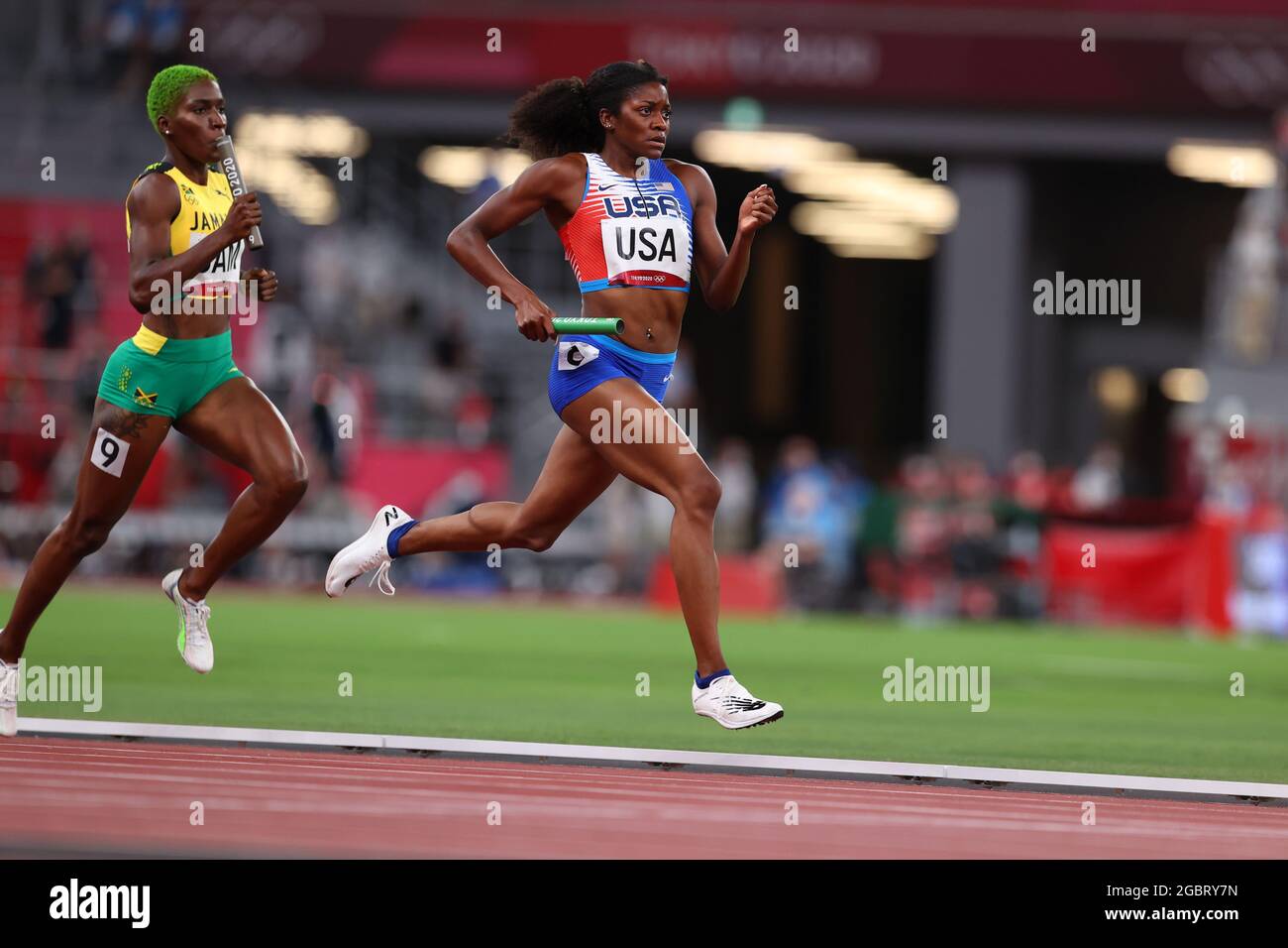 ELLIS Kendall (USA), AUGUST 5, 2021 - Athletics : Women's 4x400m Relay ...