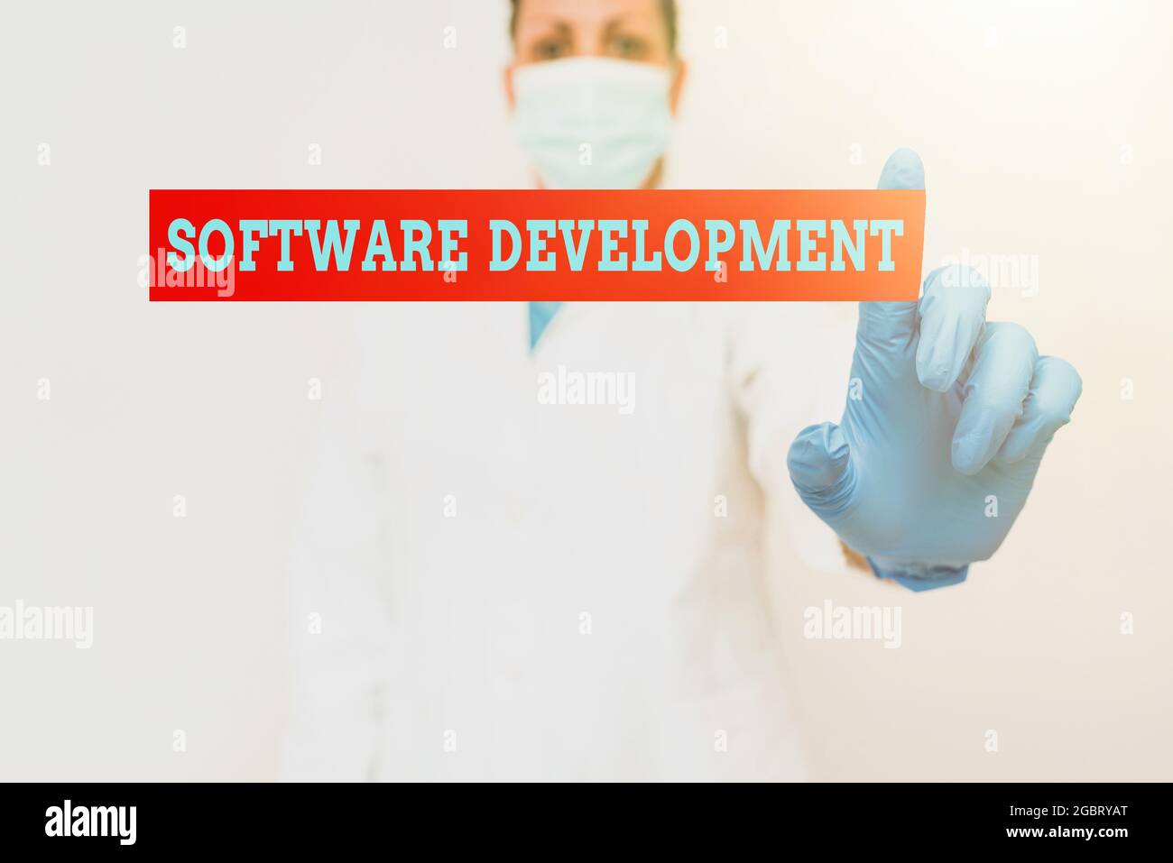 Conceptual Caption Software Development Business Approach Software Is Created Using A Specific
