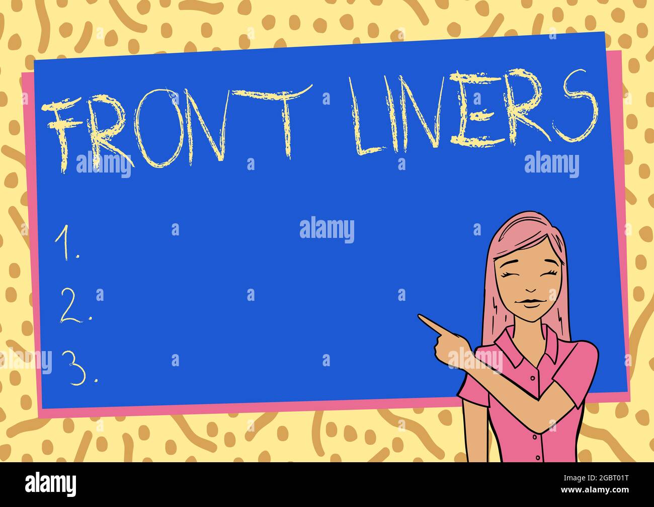 Inspiration showing sign Frontliners. Business overview most important ...