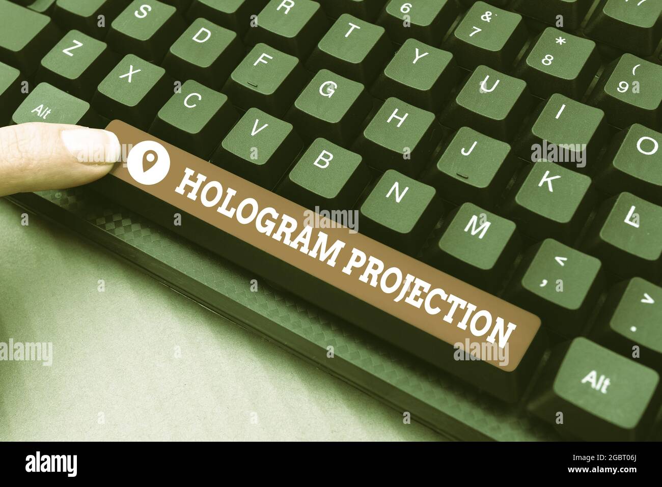 Hologram word cloud concept virtual hi-res stock photography and images ...