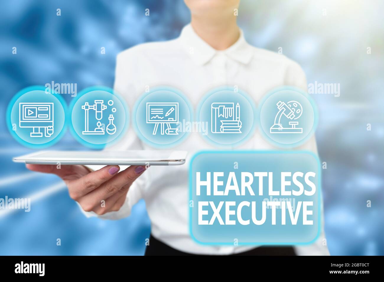 Handwriting text Heartless Executive. Business showcase workmate ...