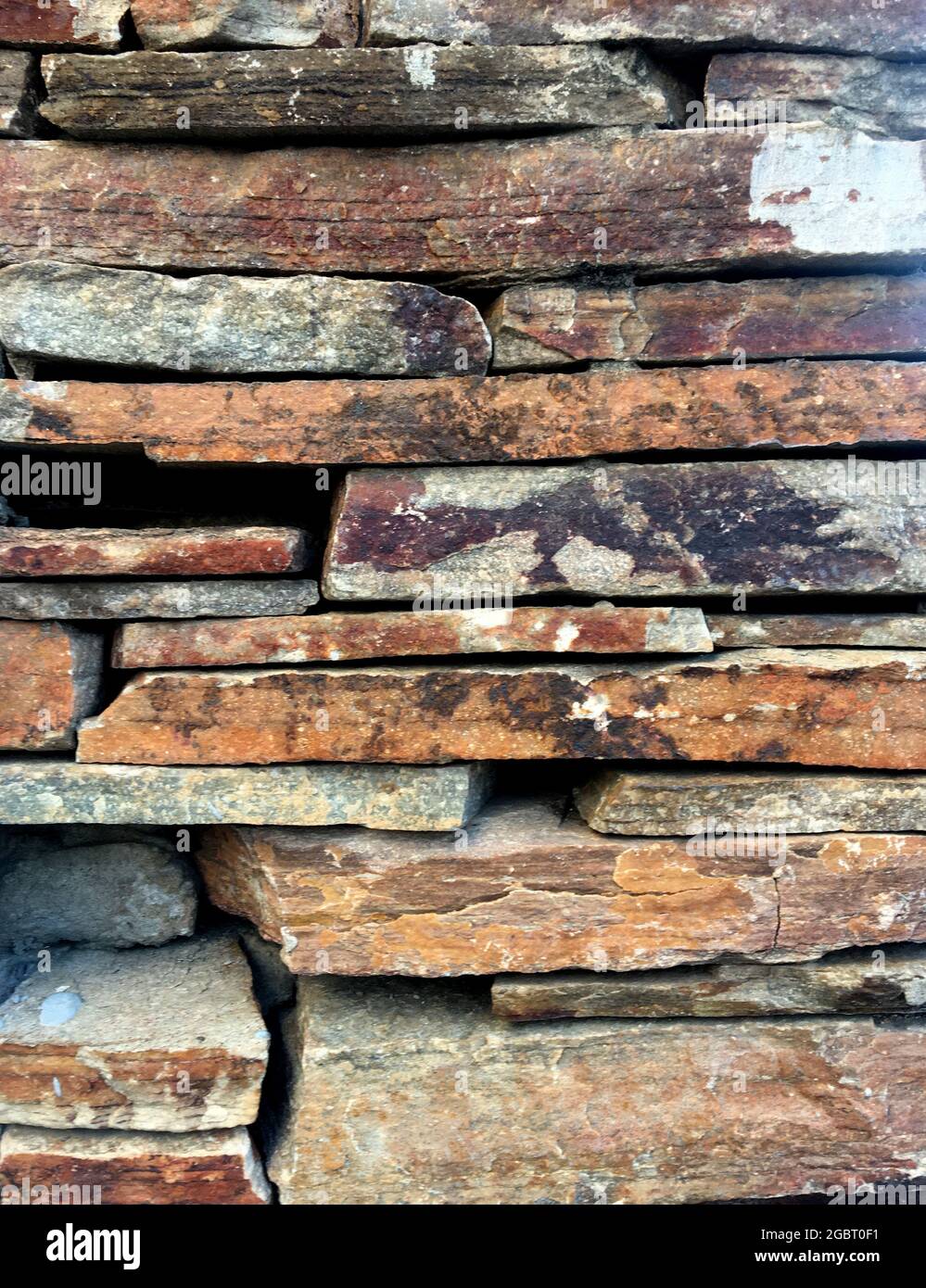 stone cladding on the facade of a house Stock Photo - Alamy