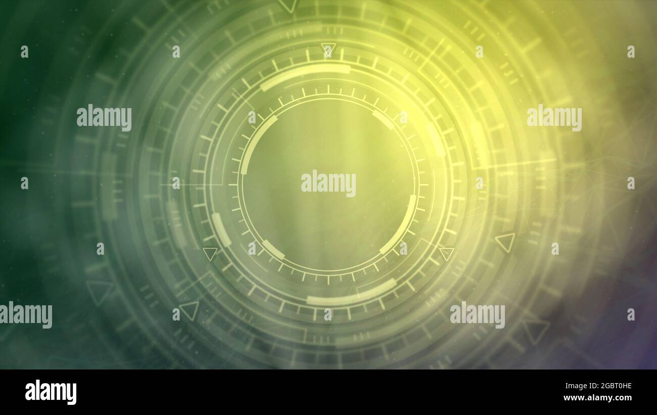 bright modern abstract background of moving ui circles, it concept ...