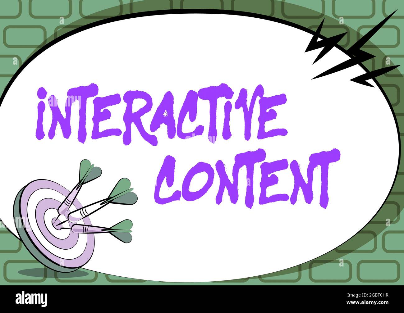 Text sign showing Interactive Content. Concept meaning It requires the ...
