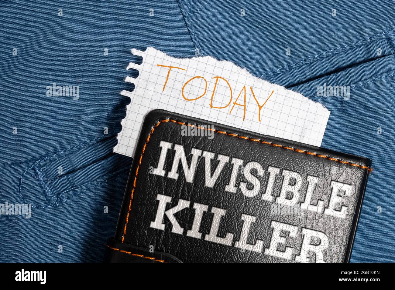 Conceptual caption Invisible Killer. Word Written on presence into the ... Conceptual caption Invisible Killer. Word Written on presence into the ...