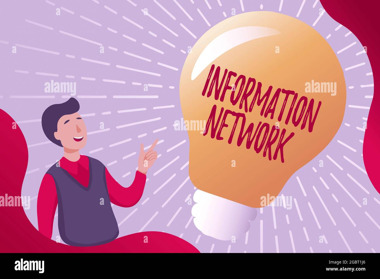 Writing displaying text Information Network. Concept meaning computers ...