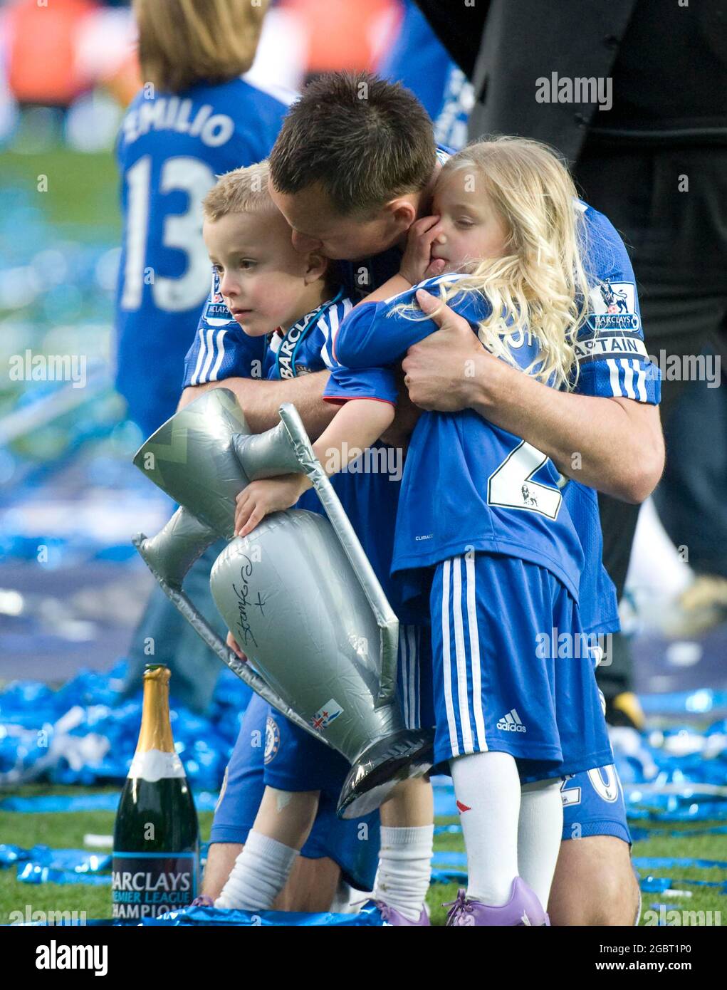 Chelsea v Wigan Chelsea celeb the title John Terry and his children ...