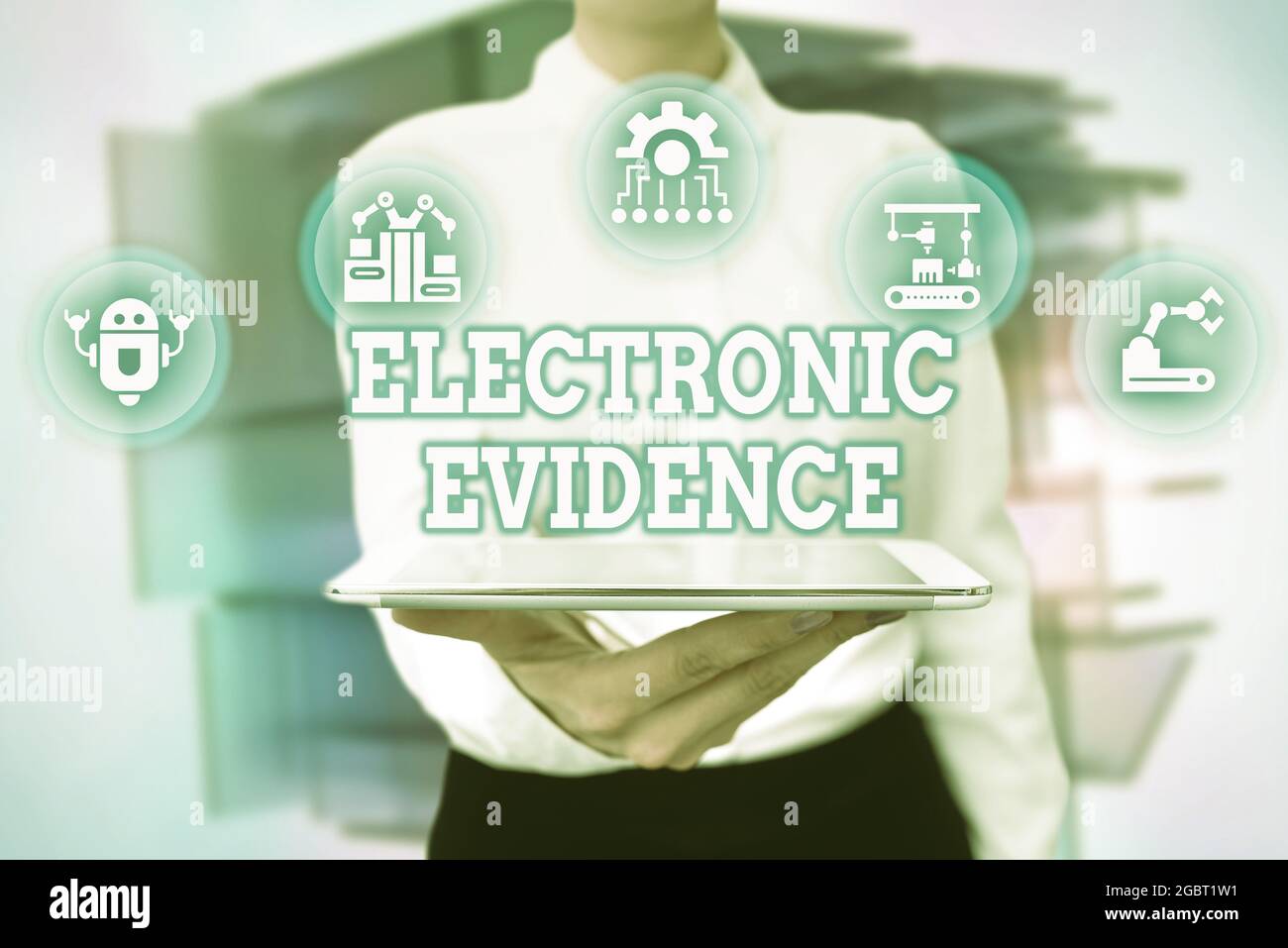 Text showing inspiration Electronic Evidence. Business approach ...