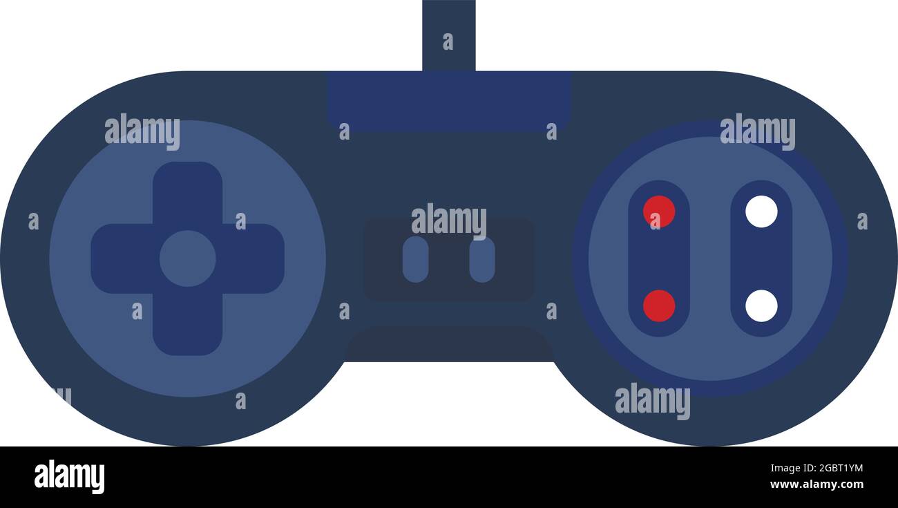 Arcade gaming joystick icon. Flat illustration of arcade gaming ...