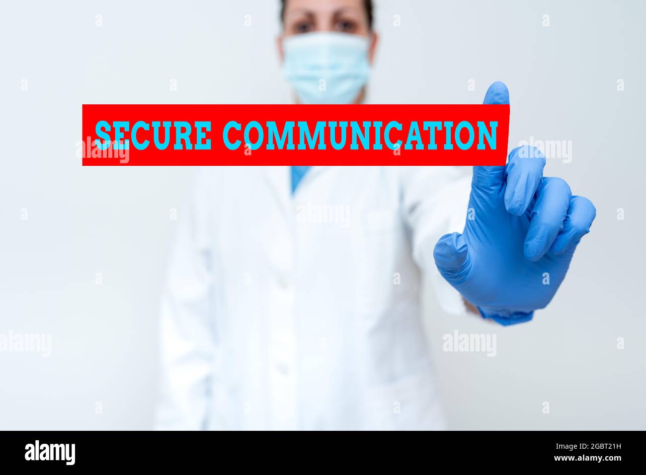 Conceptual display Secure Communication. Word for preventing ...