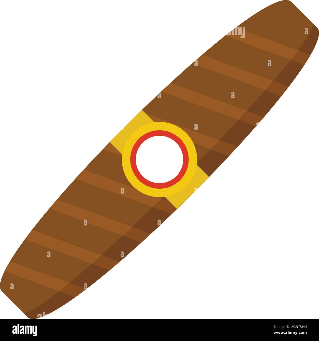 Duty free havana icon. Flat illustration of duty free havana vector ...