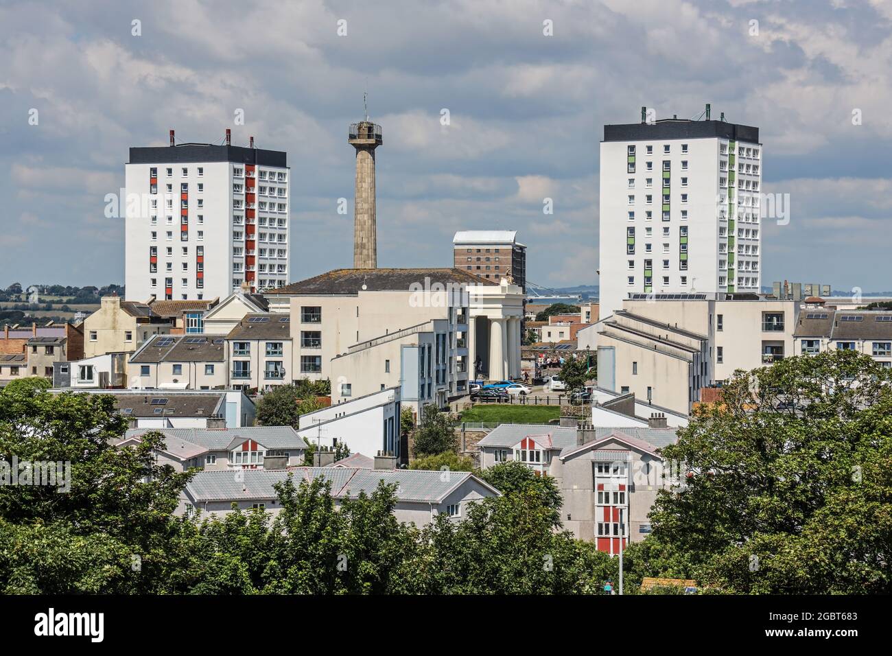 Guildhall grade 1 listed building doric columns hi-res stock ...