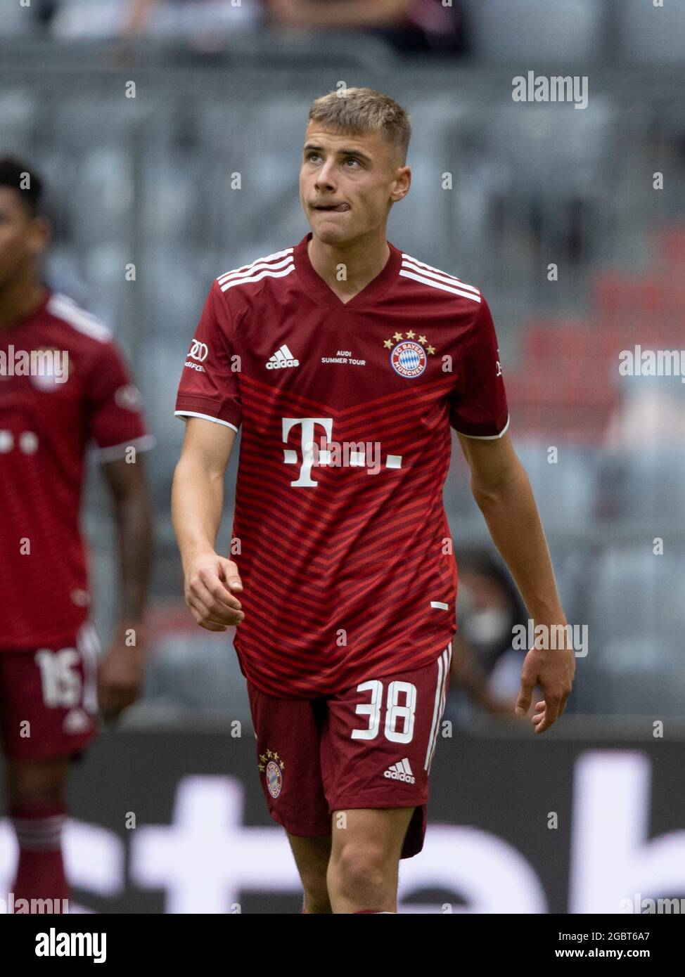 Muenchen, ALLIANZARENA, Germany. 31st July, 2021. Gabriel VIDOVIC (# 38 ...