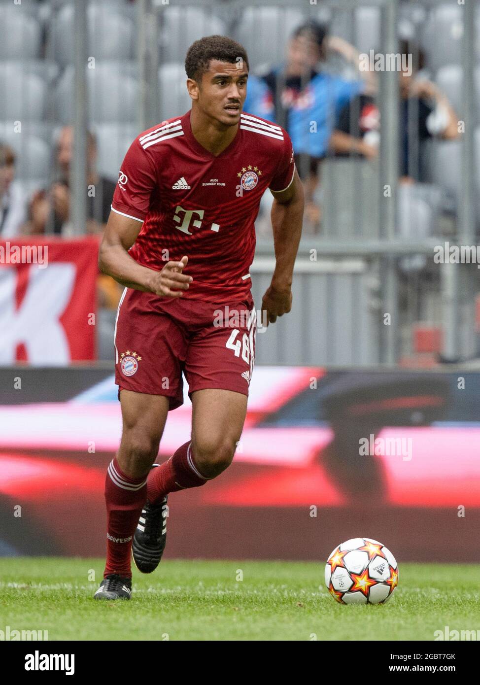 Muenchen, ALLIANZARENA, Germany. 31st July, 2021. Jamie LAWRENCE (# 46 ...