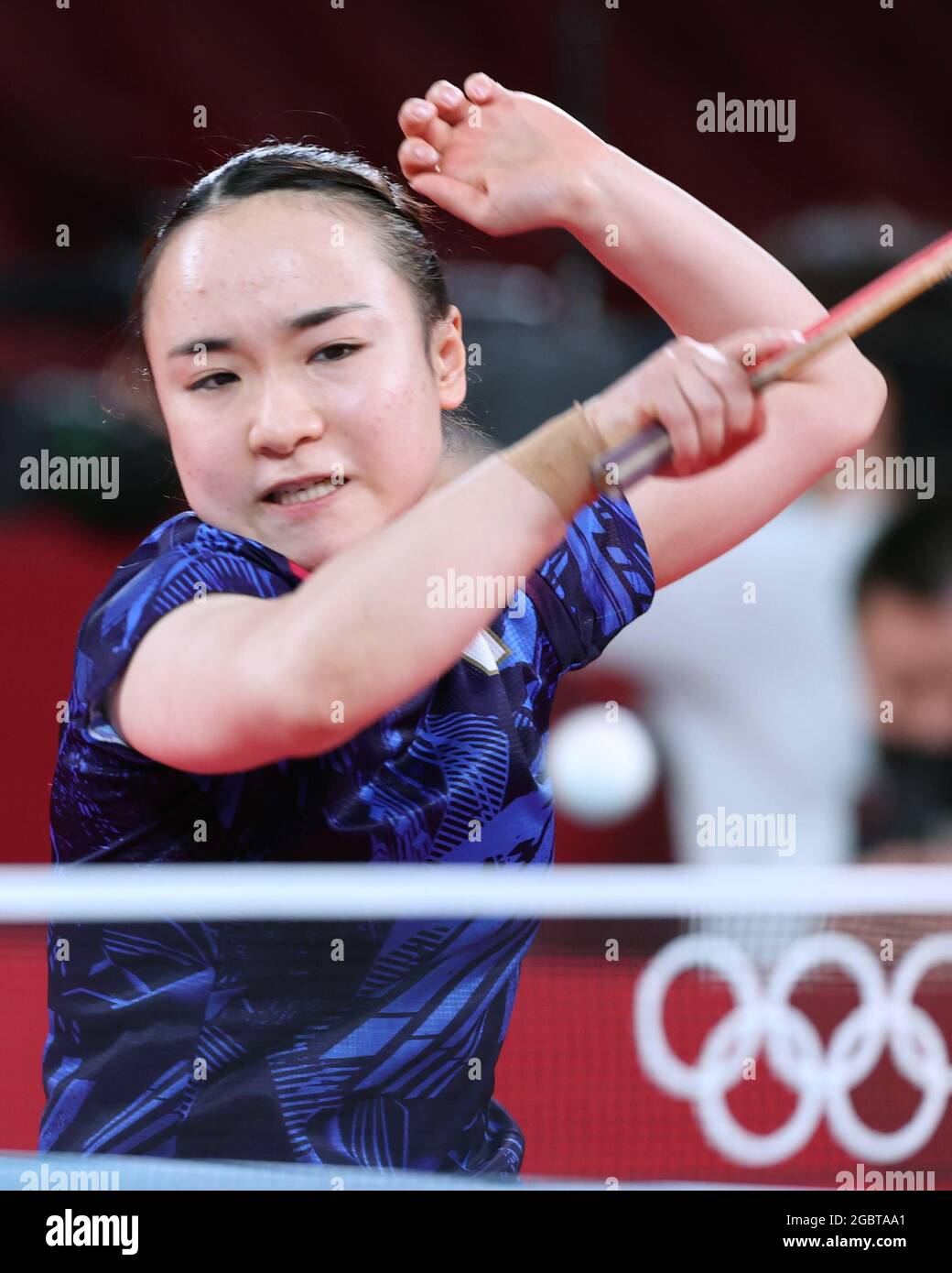 Tokyo, Japan. 5th Aug, 2021. Ito Mima of Japan competes during the ...