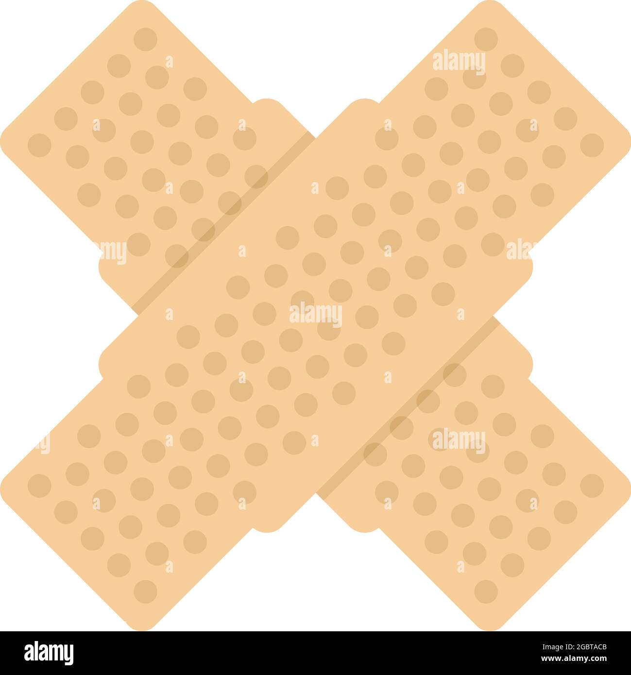Tattoo plaster icon. Flat illustration of tattoo plaster vector icon ...